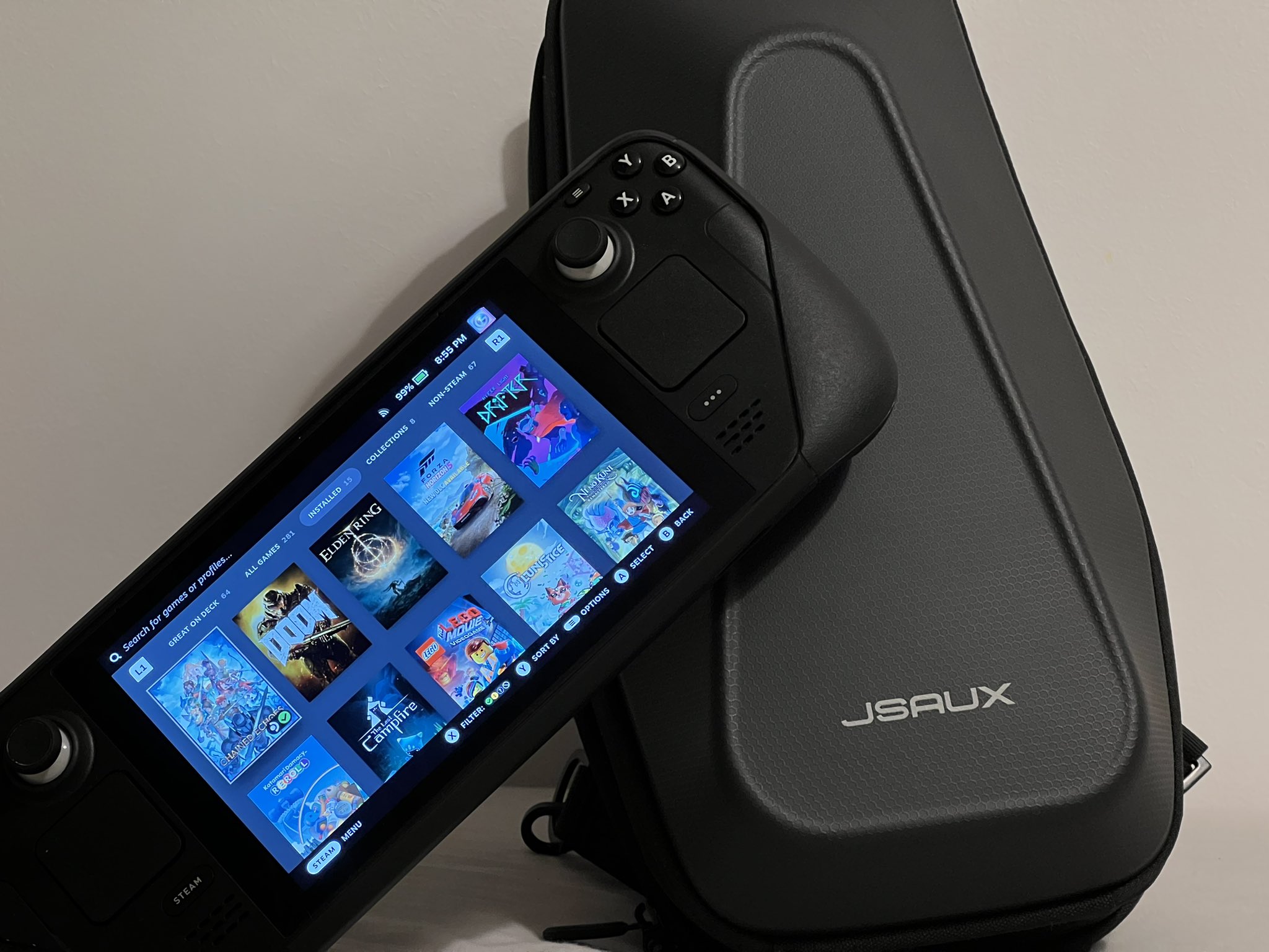 JSAUX Steam Deck Shoulder Bag - Gadgetoid Gadgetoid